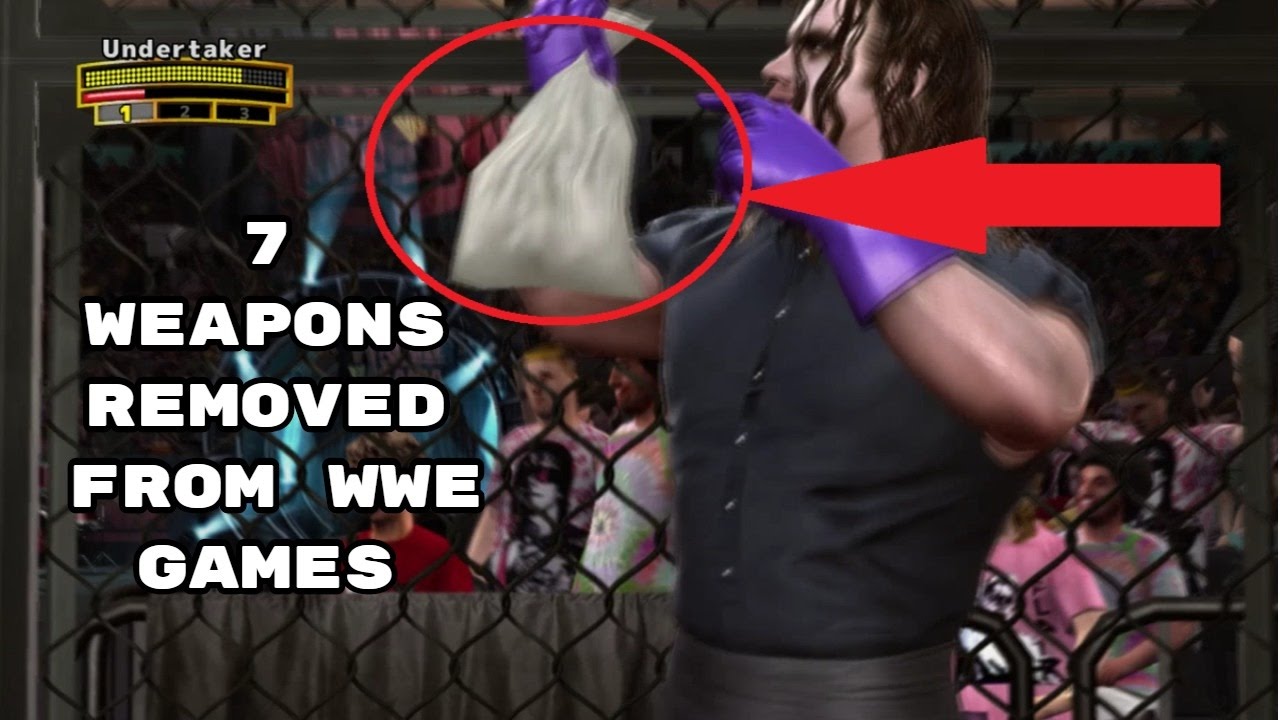 7 Weapons Removed From WWE Games - YouTube