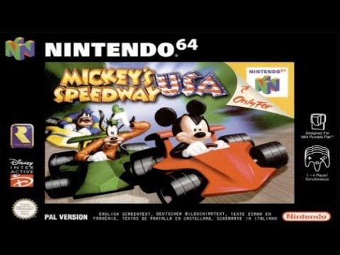 Jugando a Mickey´s Speedway USA - Nintendo 64 (Comentado) - YouTube