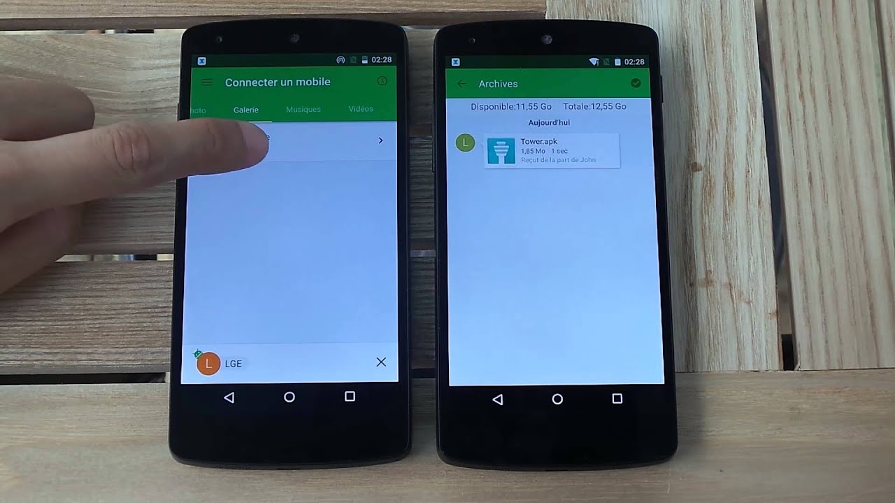 Transfert de Fichier - Xender - YouTube