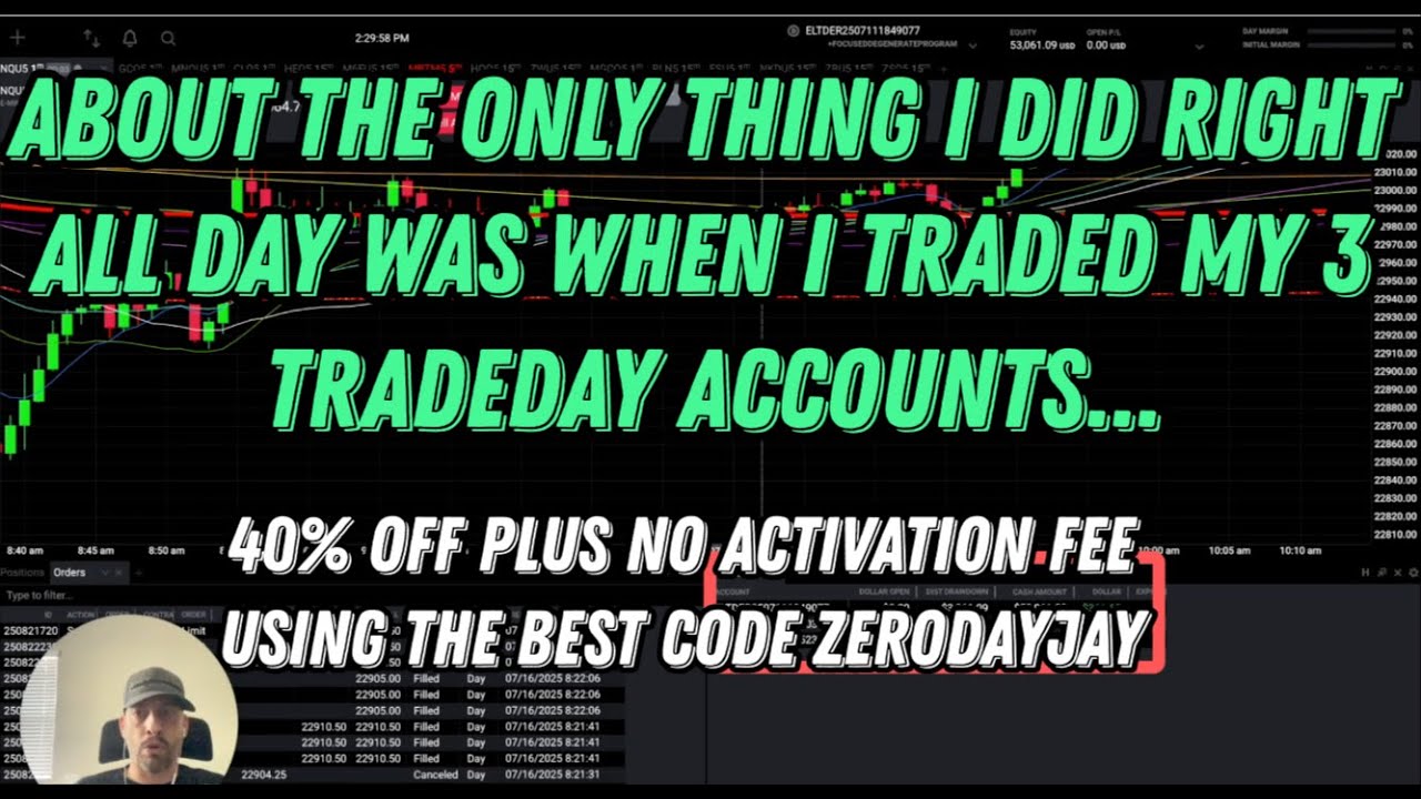 Tradeday (About The Only Thing I Did Right ALL DAY...) - YouTube