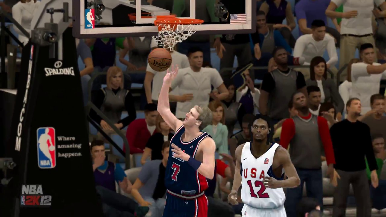 NBA 2K12 : 1992 Dream Team vs. 2008 Redeem Team | 4K PC Mod - YouTube