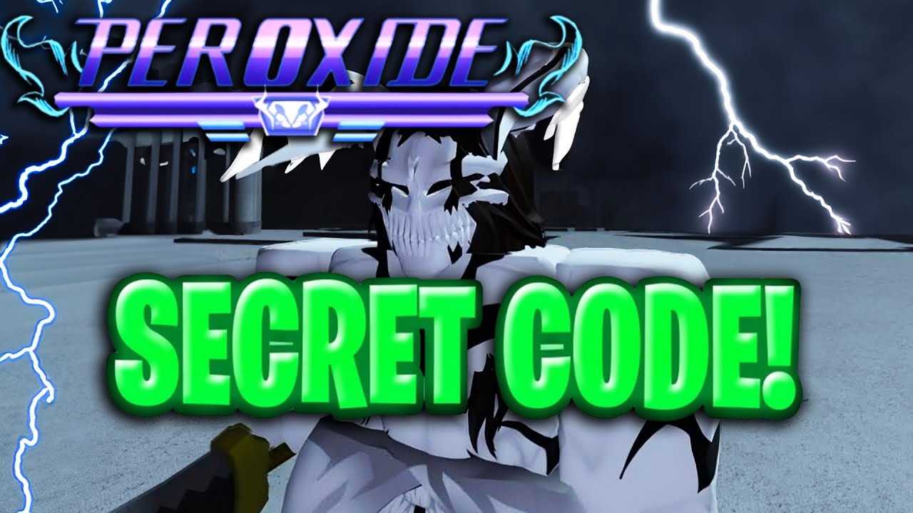 PEROXIDE SECRET CODES! Roblox - YouTube