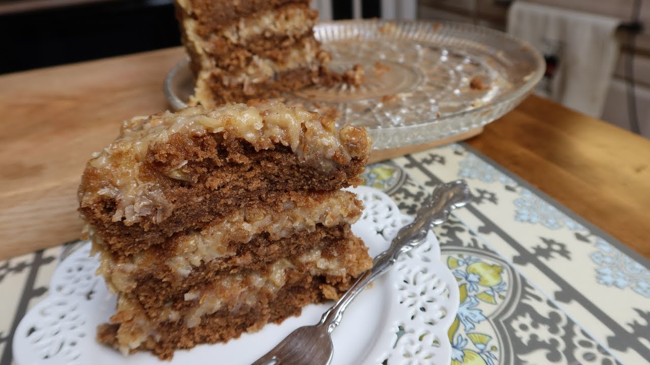 Your family will ask for this every week!! German Chocolate Cake - YouTube