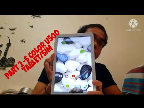 S-color tablet with sim part 2 unboxing - YouTube