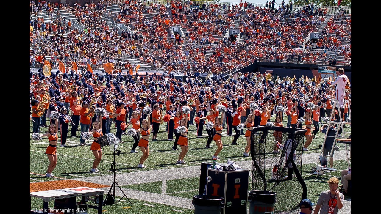 University of Illinois Homecoming 2024 Marching Illini Alumni Band ~ I ...