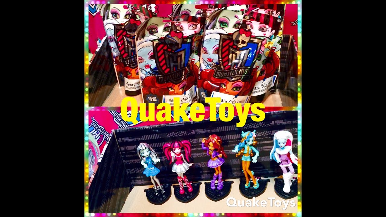 Monster High Scary Cute Blind Bag Figures Plus Codes Frankie Draculaura ...