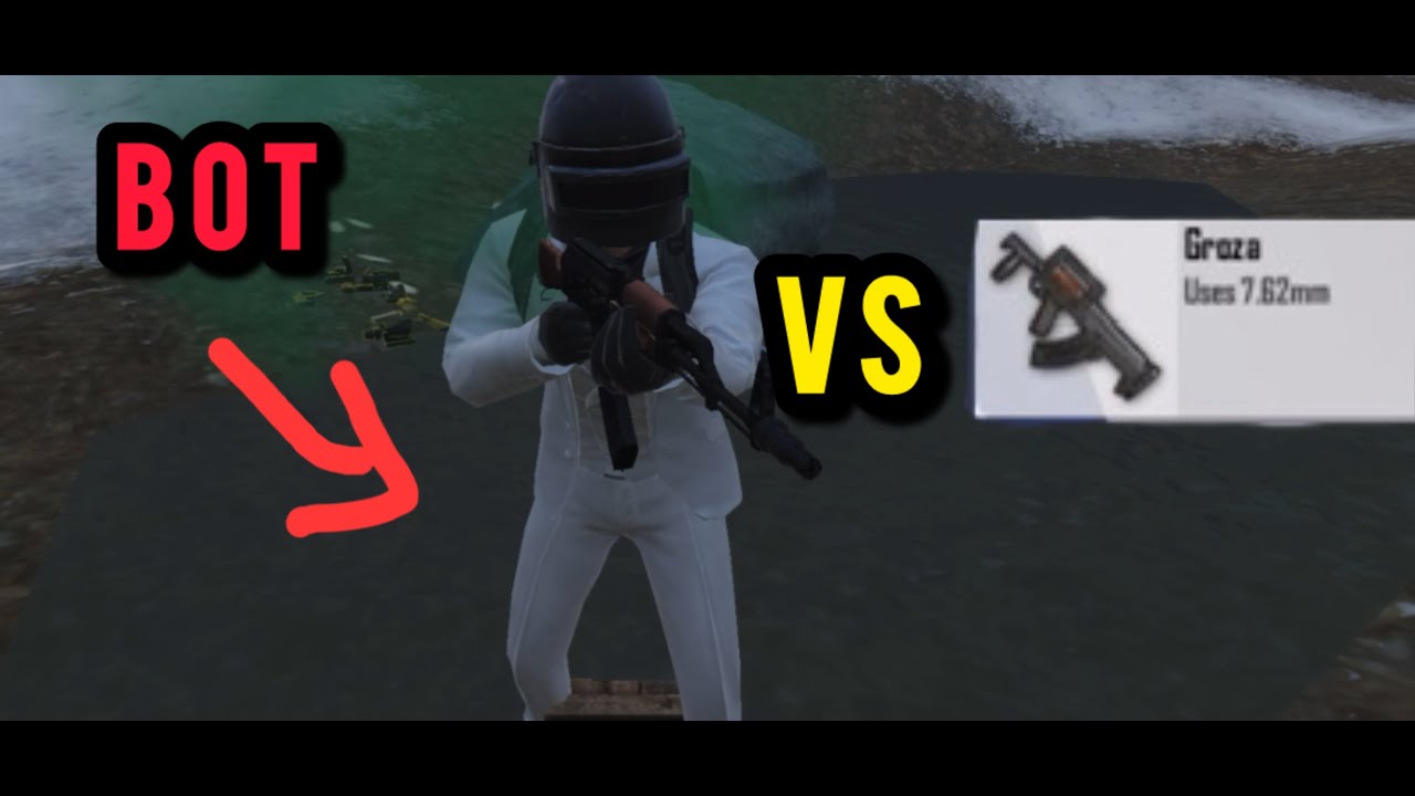 Groza vs Bot - Pubg Mobile - YouTube