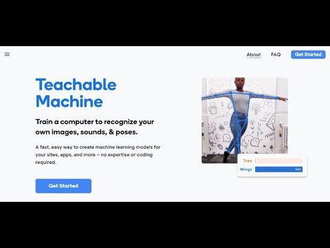 Image classification with TensorFlow online NO CODE | Teachable Machine ...