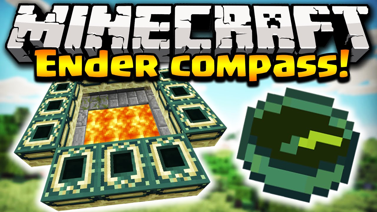 ENDER COMPASS MOD - Forma SUPER facil de chegar no END!- Minecraft mod ...
