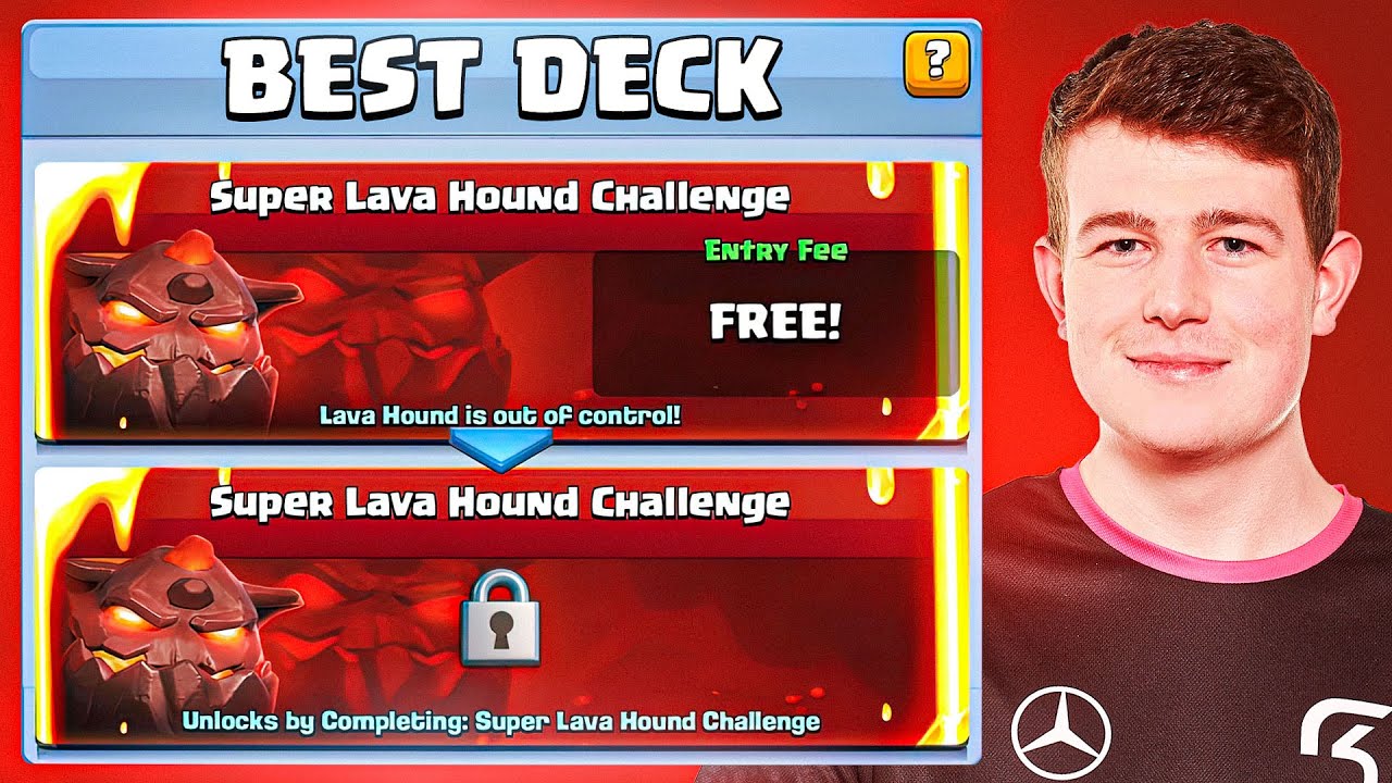 Best Deck for Super Lava Lavahound Challenge! Easy Wins! - YouTube