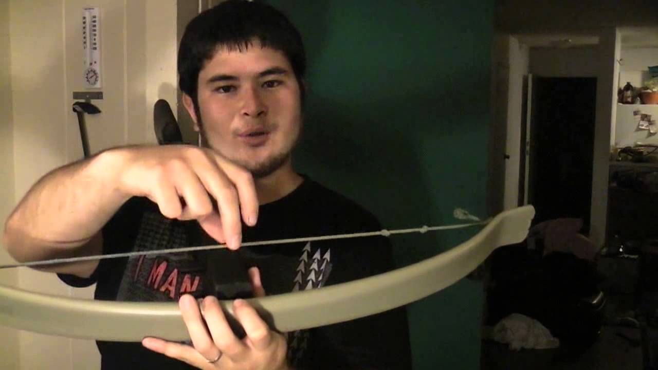 How to Make a 100 Pound PVC Crossbow Part 6 - Trigger Test - YouTube