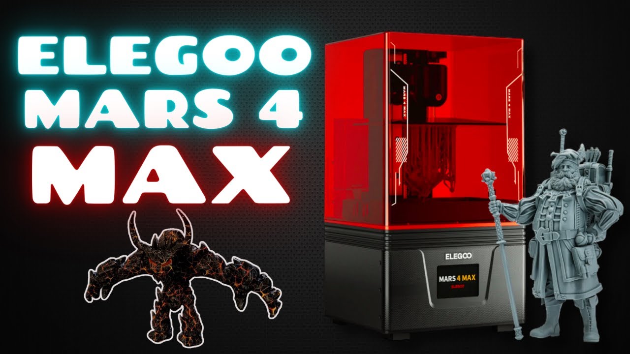 ELEGOO Mars 4 Max | Best for a Streamlined Resin 3D Printing - YouTube