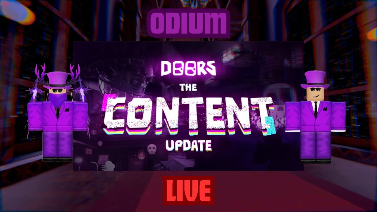 LIVE | Roblox DOORS CONTENT UPDATE - YouTube