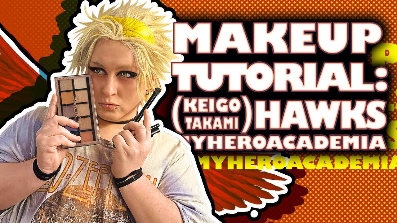 BNHA Hawks Makeup Tutorial || Cryptid Corner - YouTube