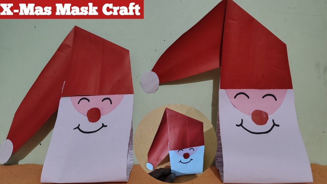 Merry Christmas craft ideas/Santa Claus Paper Craft 2024/ How to make ...