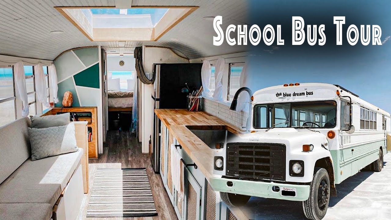School Bus - Tiny Home Tour - YouTube