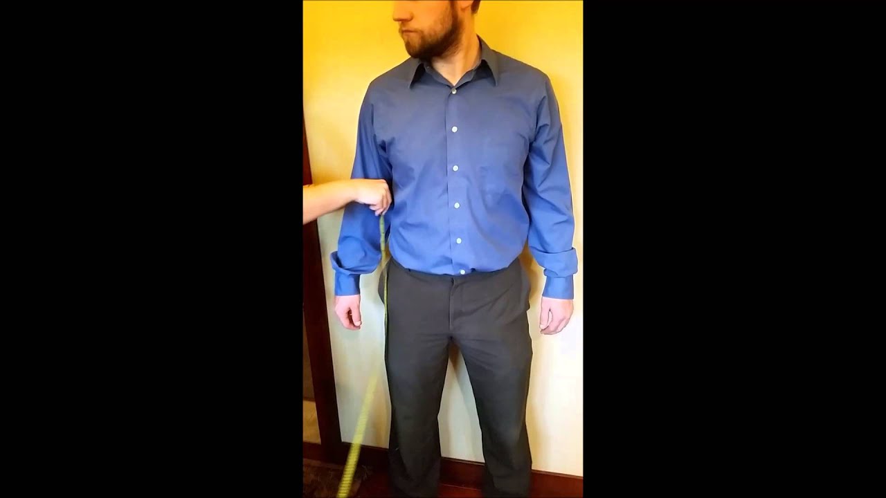 Mens Measurment Video KMKDesigns - YouTube