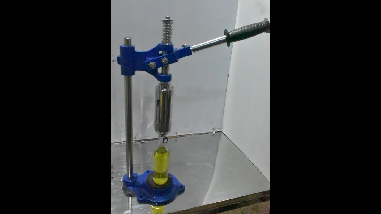 Manual Ring Pull Capping Machine/ Ring Pull Cap Sealing Machine/Glass ...