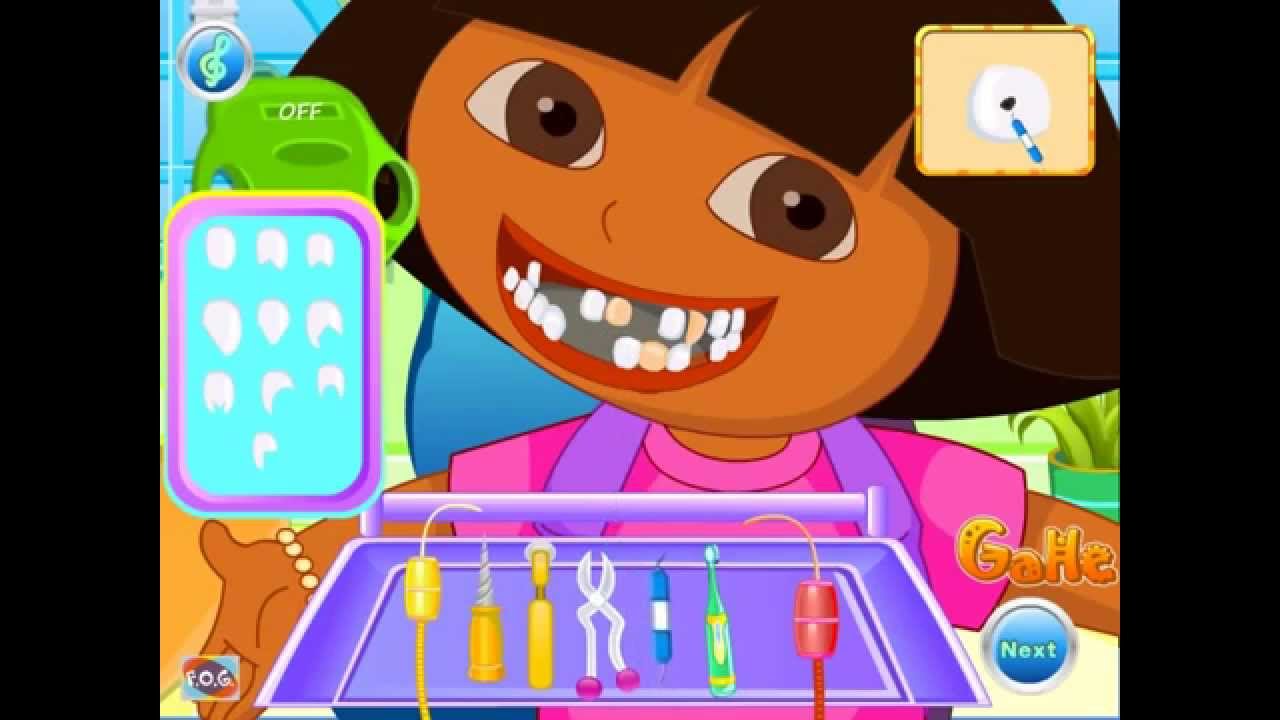 Dora Tooth Decoration (Даша и друзья лечат зубы) - прохождение игры ...