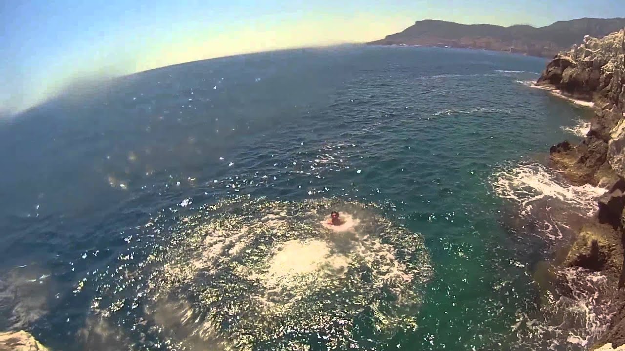 cliff diving in monaco - YouTube