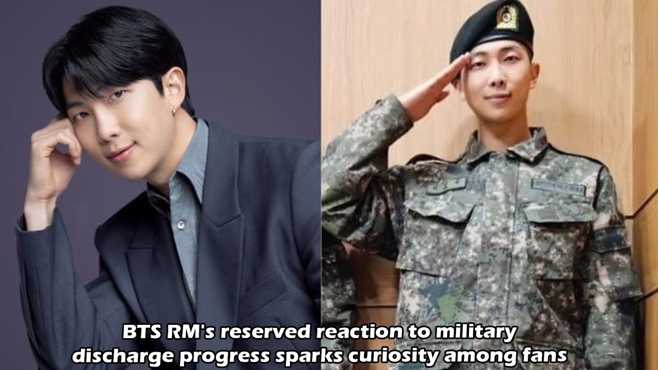 BTS RM's reserved reaction to military discharge progress sparks ...