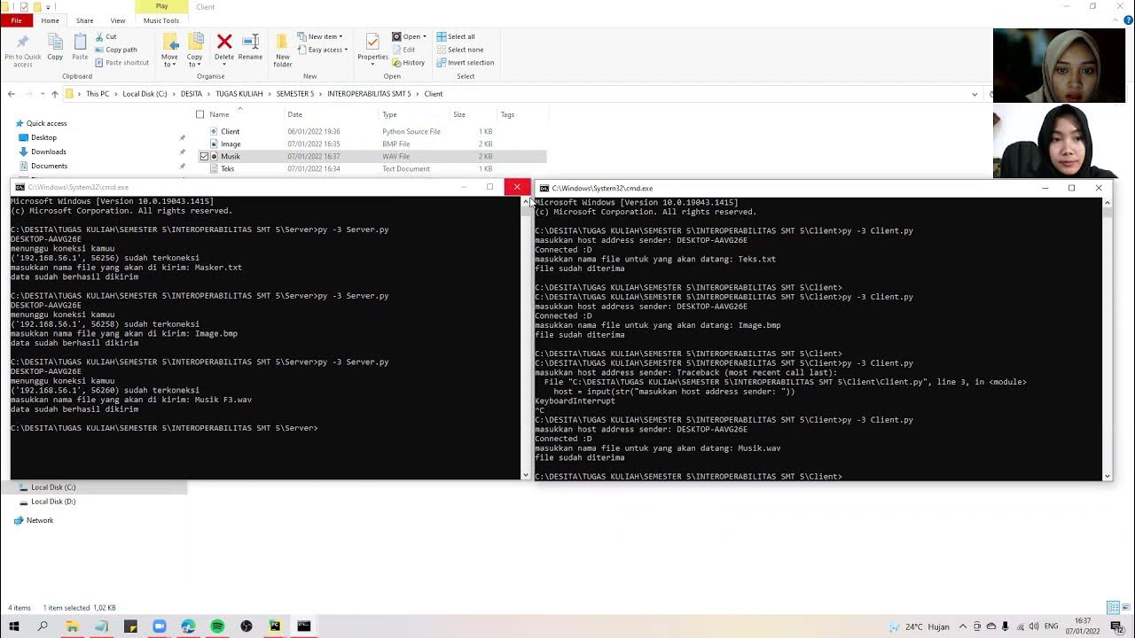 FTP Client Server Menggunakan Python - YouTube