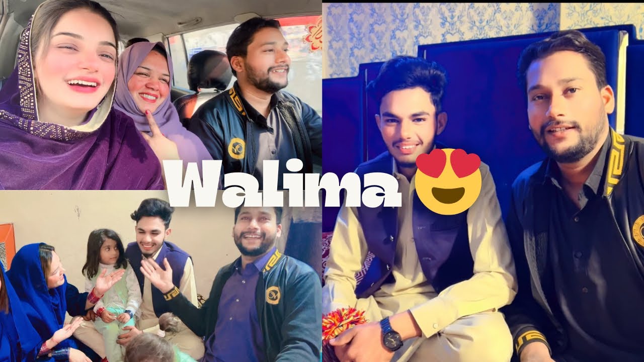 Walima function 😍//2 wifes happy life 🥰 - YouTube