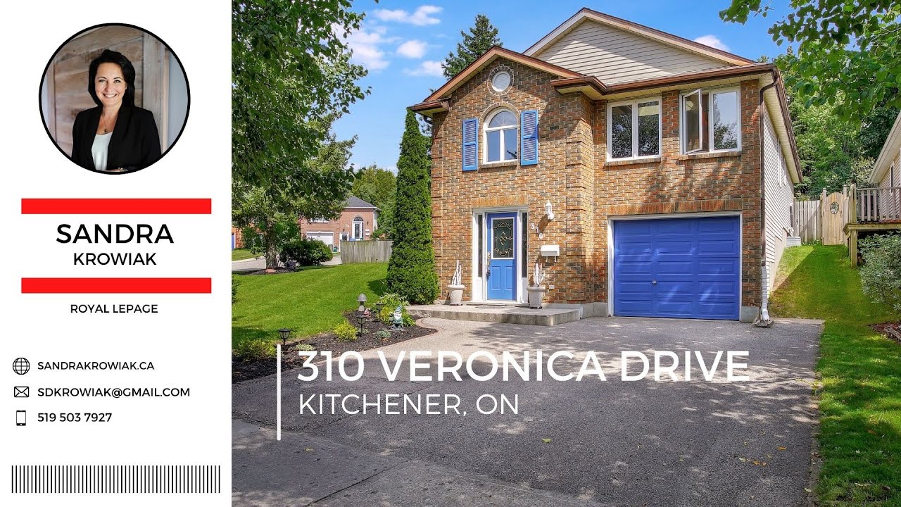 Kitchener Real Estate | 310 Veronica Dr | Sandra Krowiak - YouTube