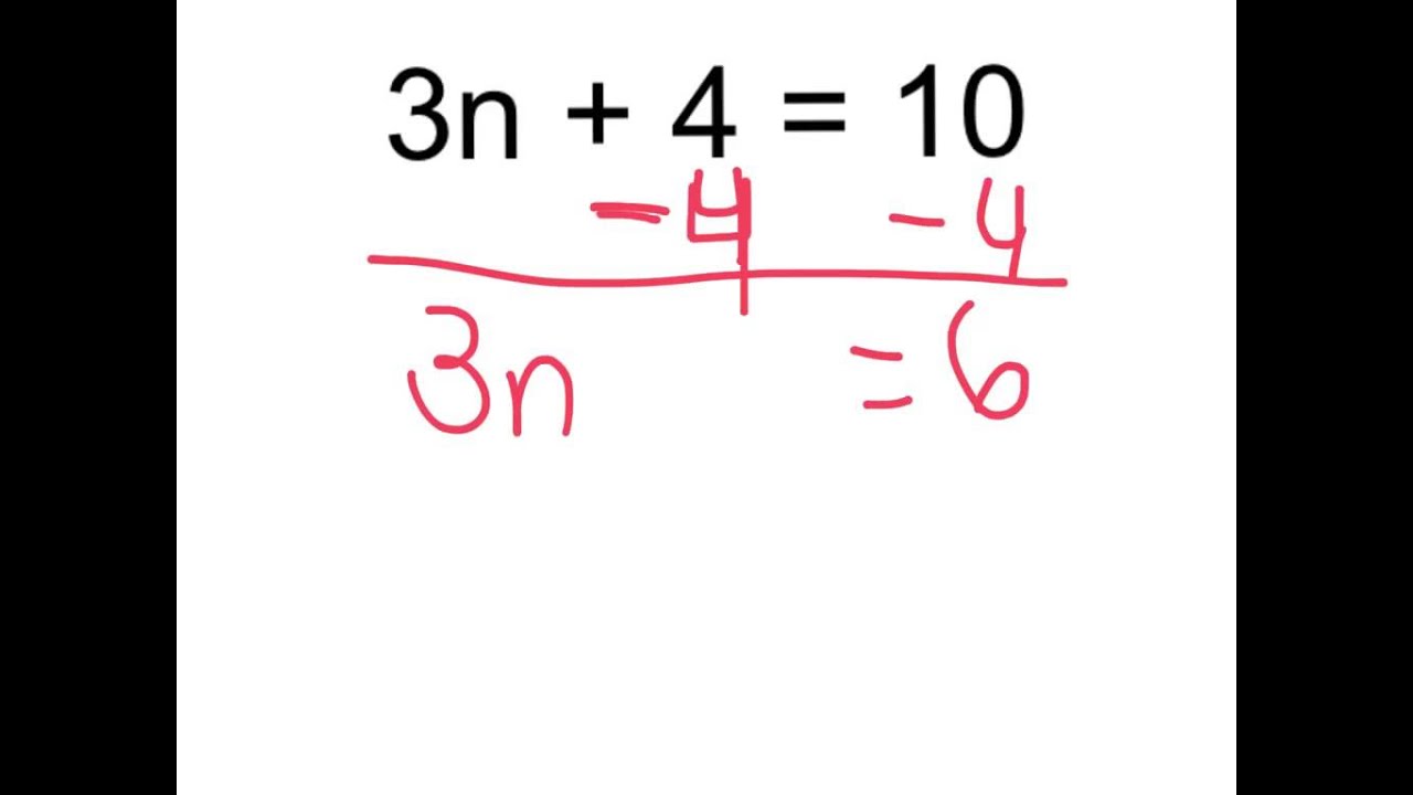Made with Explain Everything solve for n - YouTube