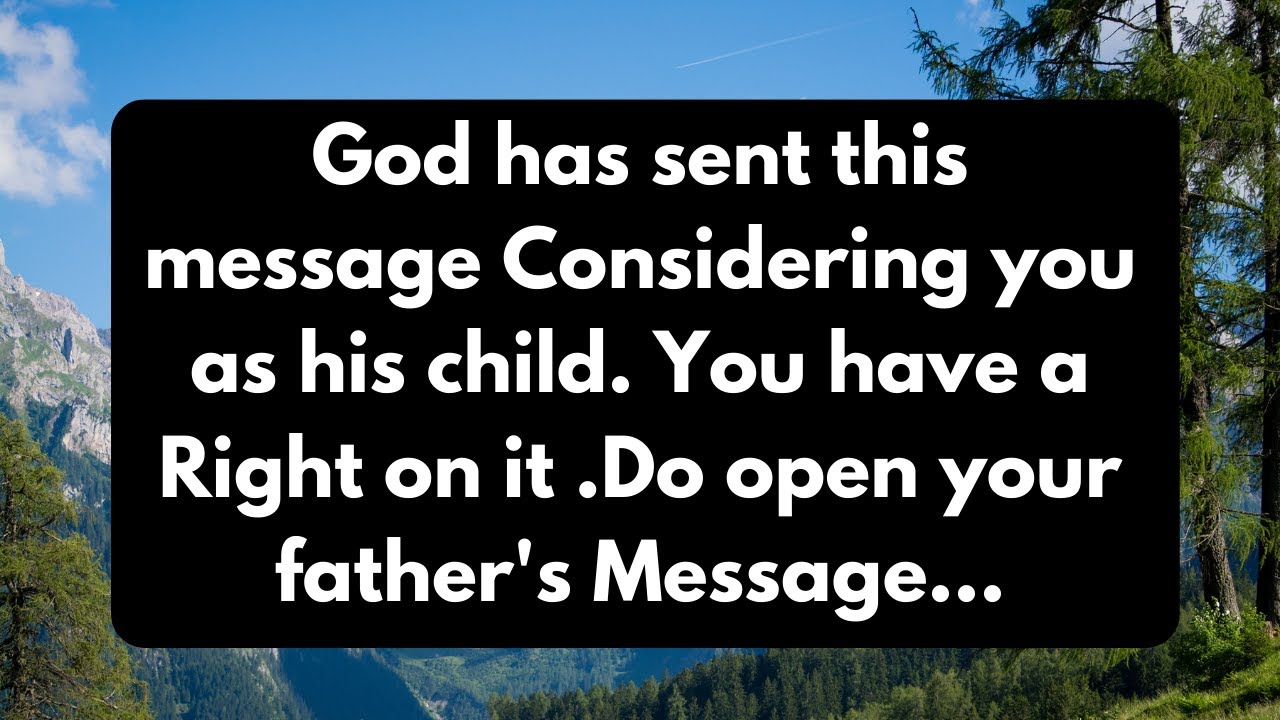 🛑God Message For You Today | God has sent this message Considering you ...