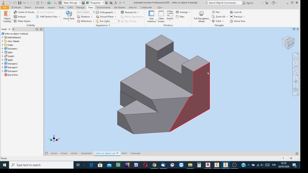 How to restore relation between the principal side of an assembly and ...