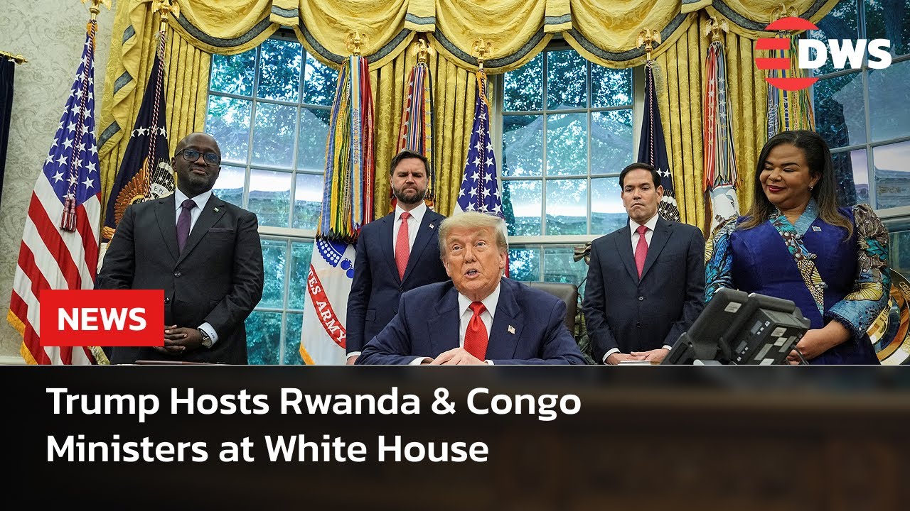 Watch: Trump Hosts Rwanda & Congo Ministers at White House | Full Peace ...