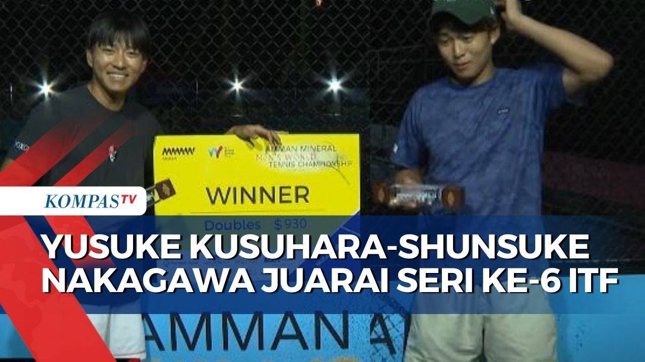 Pasangan Jepang Yusuke Kusuhara-Shunsuke Nakagawa Juarai Seri ke-6 ITF M15 Bali - YouTube