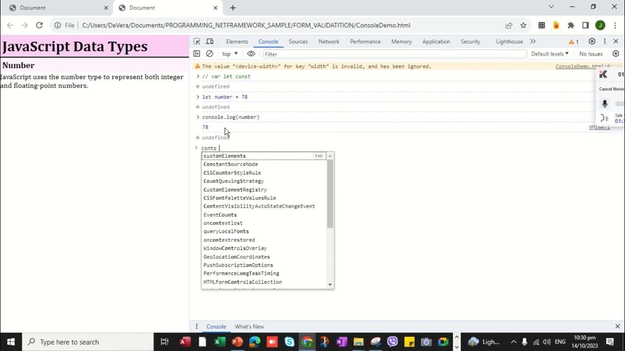 The Number Datatype In Javascript Youtube