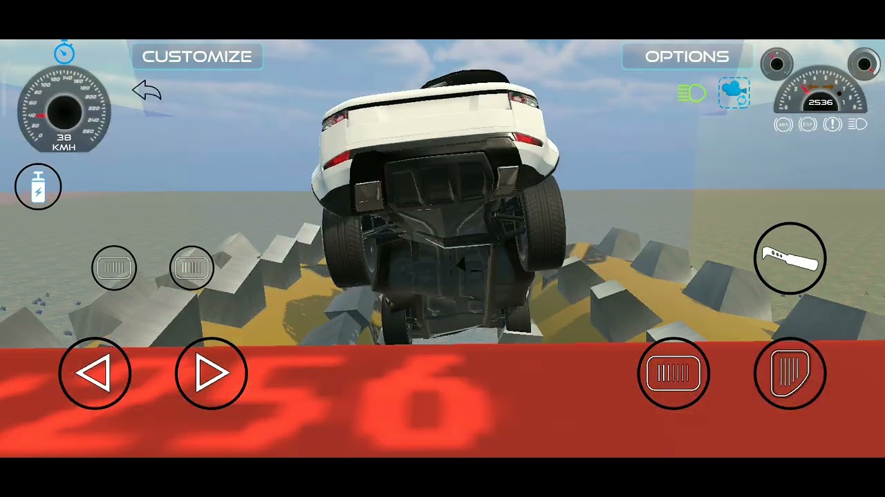 India ranj rover ko toda #youtubevideo #cargame #drivinggame #subscribe ...