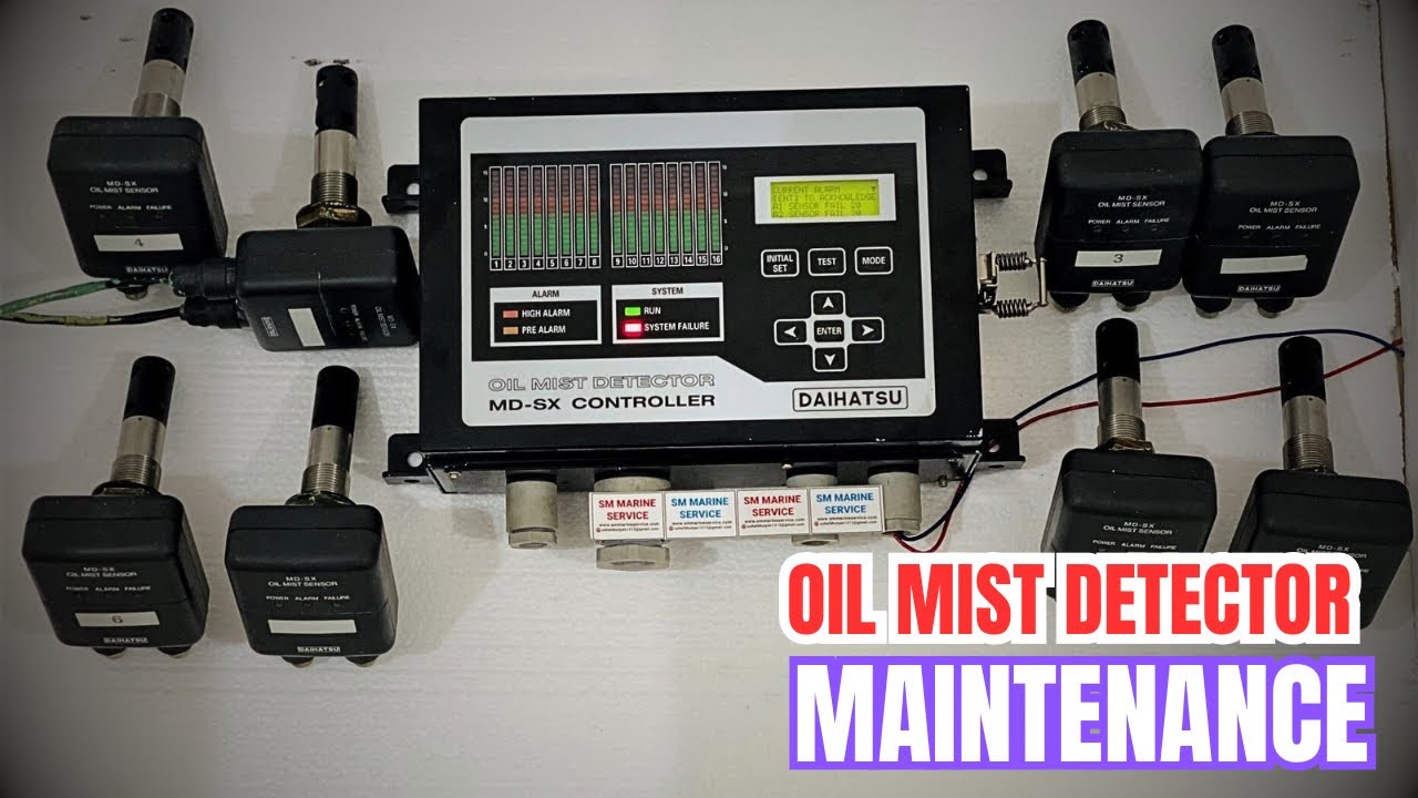 [DAIHATSU] Oil Mist Detectors Maintenance for Safety | Marine ...