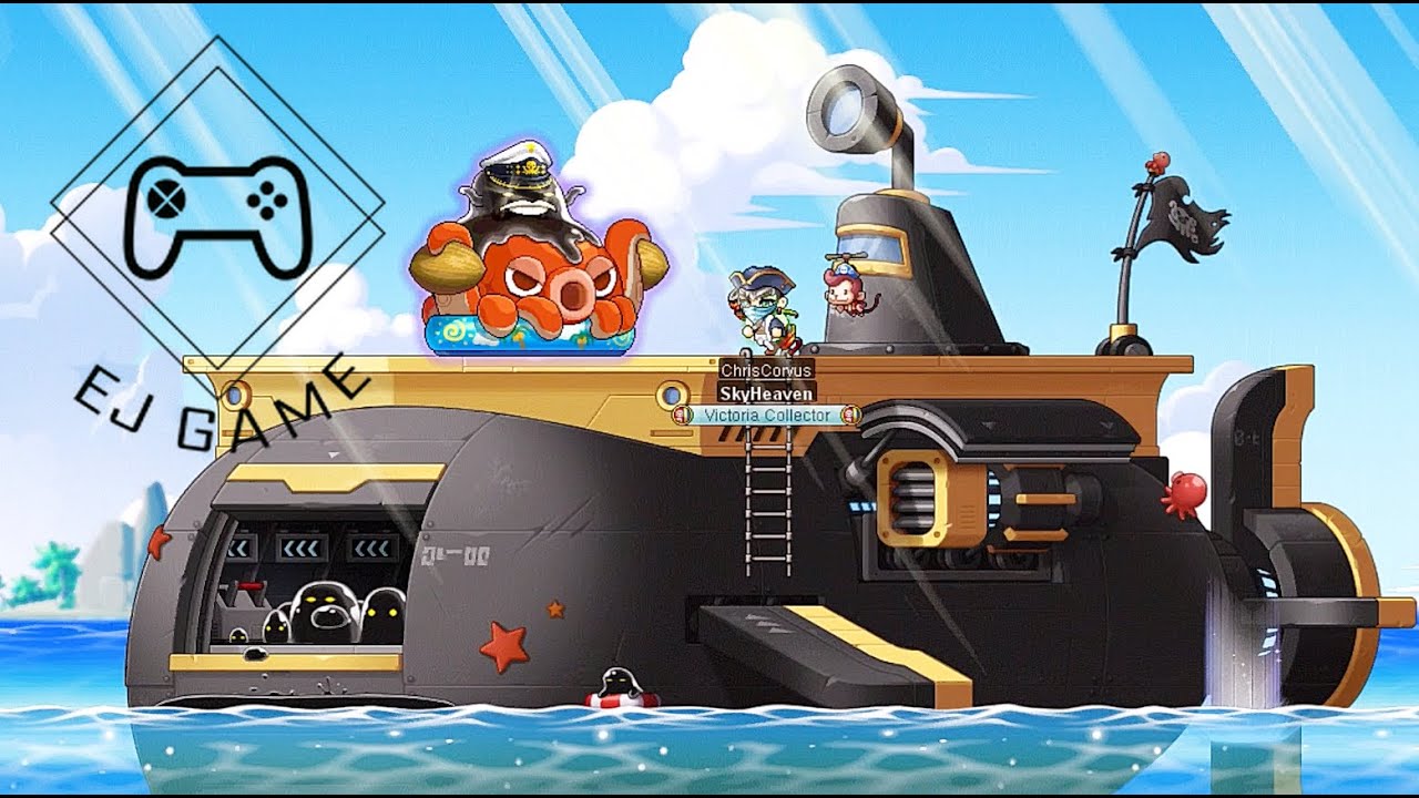 【ONLINE GAME】 MapleStory- Captain Black Slime Walkthrough (Gold Beach ...