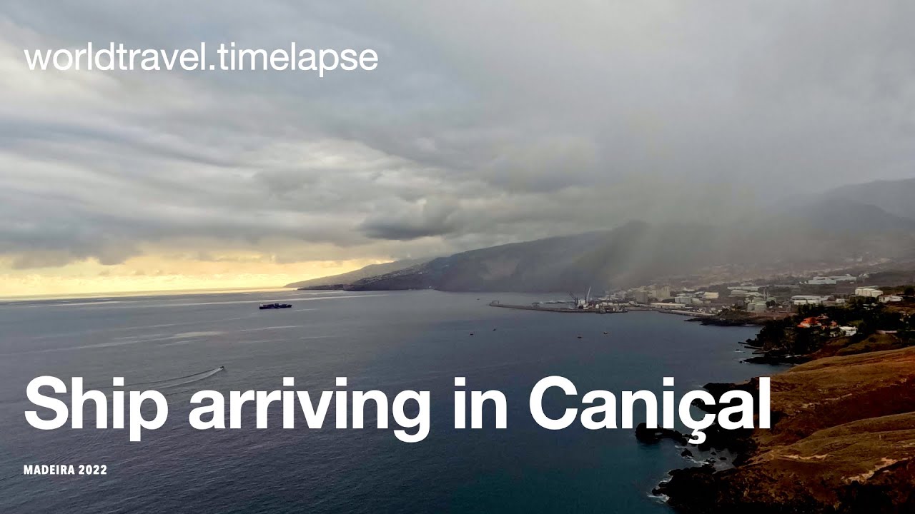 worldtravel.timelapse on Madeira - Movement in the industrial port of ...