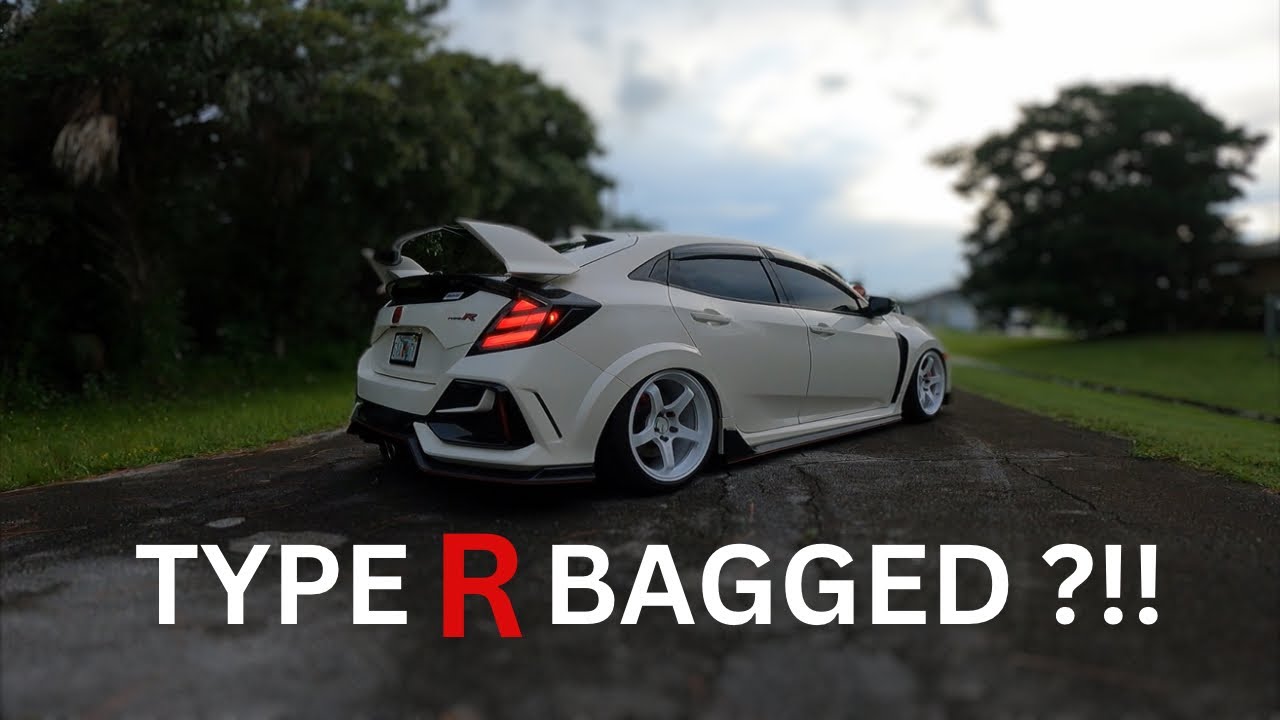 Air Bags Installed On Honda Civic Type R ! | Flyyair Bags with Airlift ...