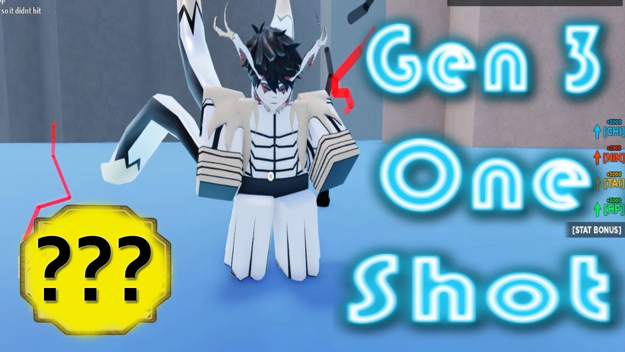 Shindo Life Best Gen 3 One Shot Move - YouTube