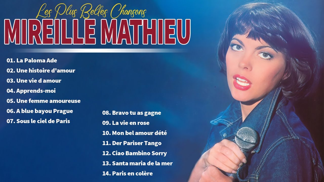 Best Of Mireille Mathieu Playlist - Mireille Mathieu Greatest Hits Full ...