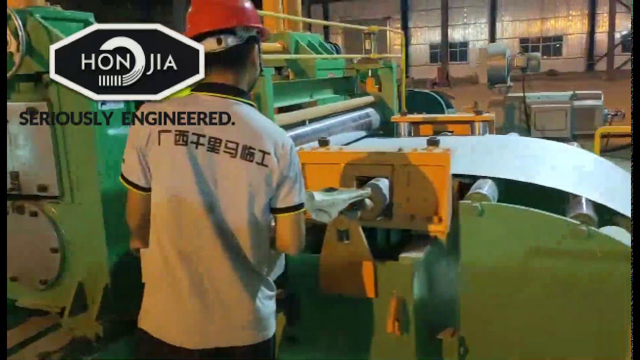 Stainless steel coil slitting line with (Scrap winder) Horizontal / Off ...