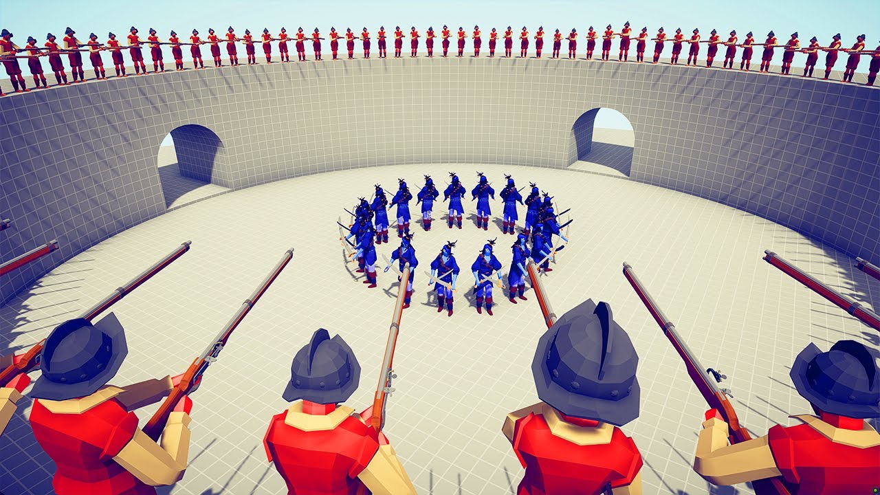 100 RAPID MUSKETEERS vs EVERY UNIT No Escape#10 | TABS - Totally ...