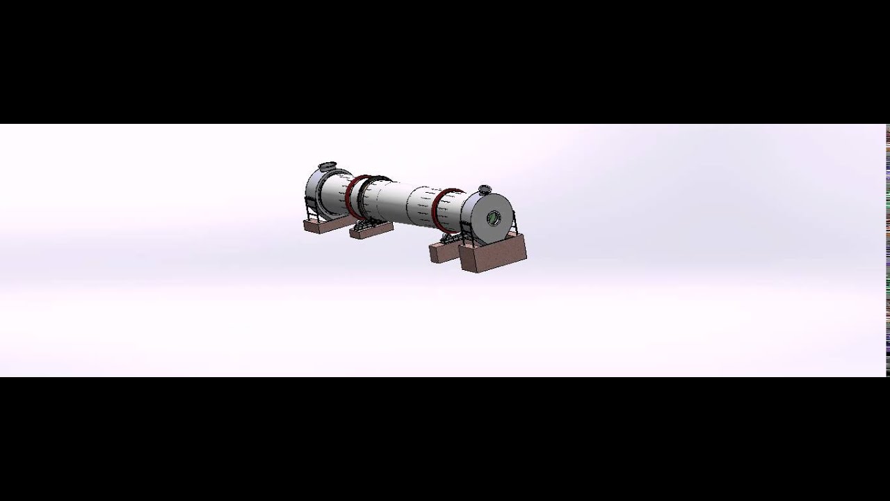 rotary dryer animation - YouTube