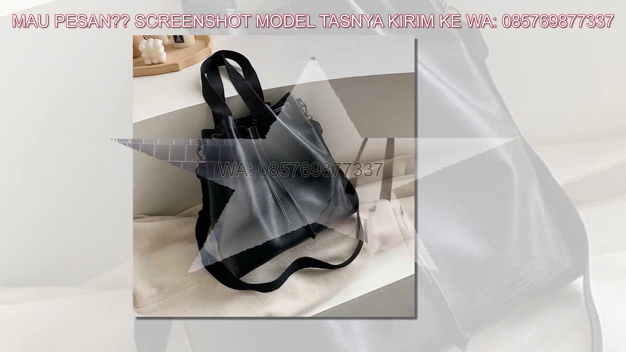 TAS WANITA POLOS SIMPEL MODEL TAS FASHION TERBARU BISA DIKIRIM KE BOGOR ...