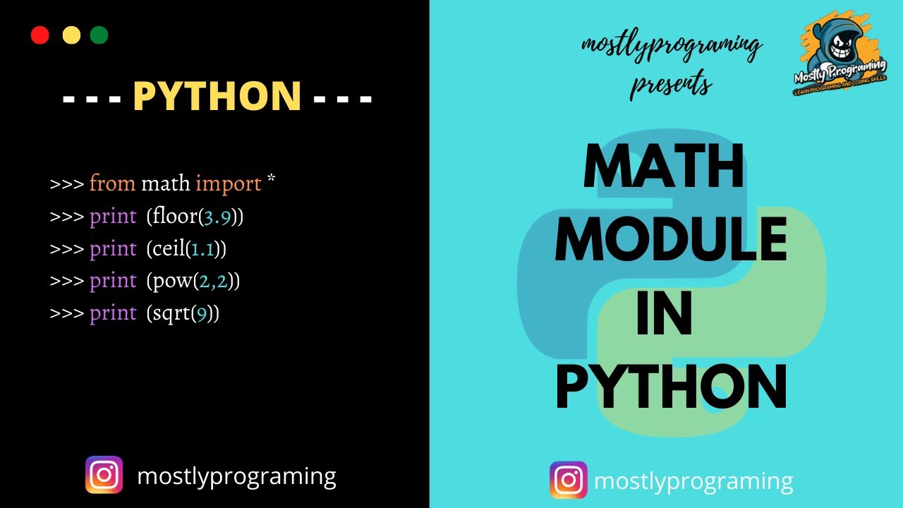 25 Math Module Ceil Floor Pow Sqrt In Python Complete Python 25-math-module-ceil-floor-pow-sqrt-in-python-complete-python