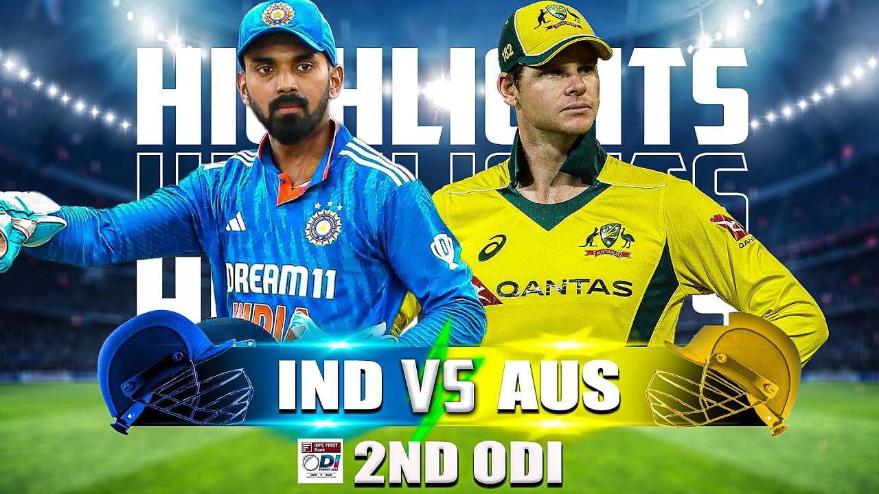 India vs Australia 2nd ODI || Full highlights 2023 || ind vs aus 2nd ...