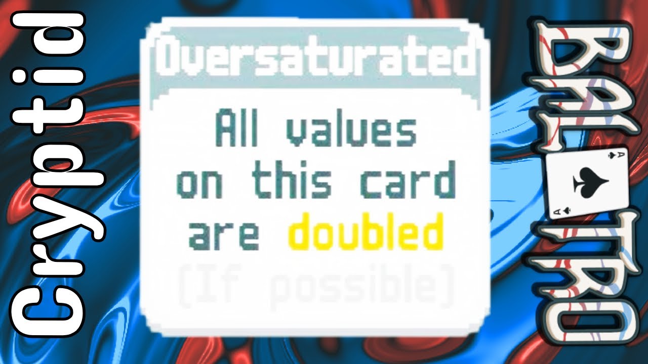 Double Double Values Values | Balatro Mods - Cryptid - YouTube