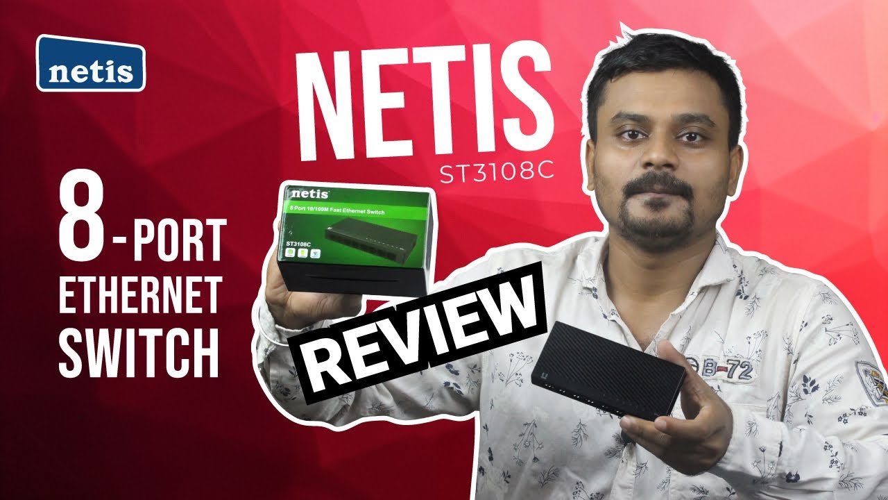 Netis ST3108C 8-Port Fast Ethernet Switch Review | Compact & Affordable Network Solution | - YouTube
