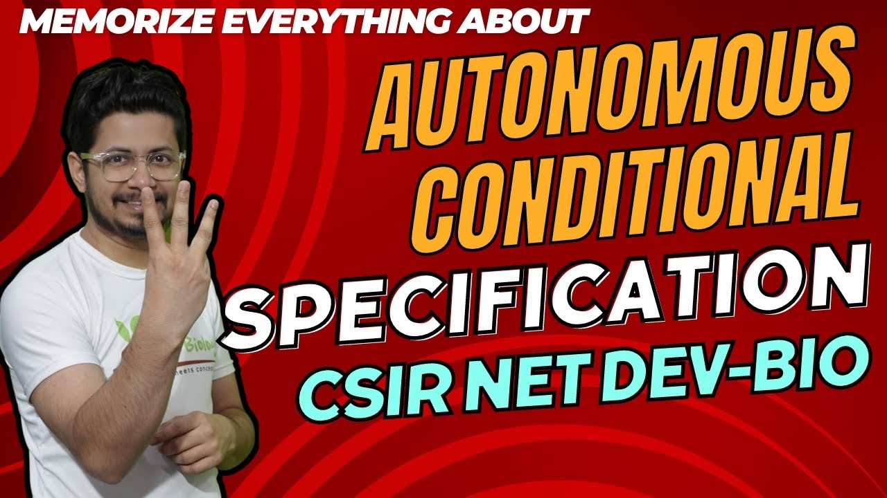 Autonomous specification and conditional specification | CSIR NET ...